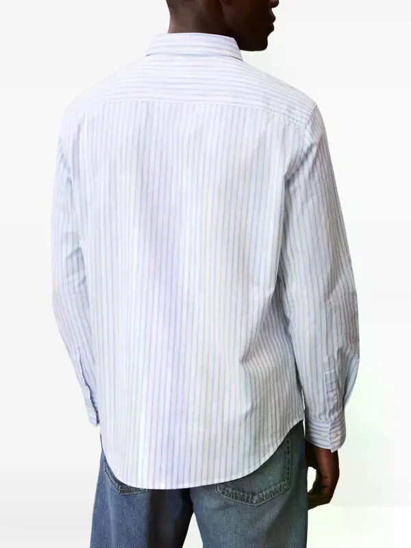 Calvin Klein Striped-pattern Button-down Shirt