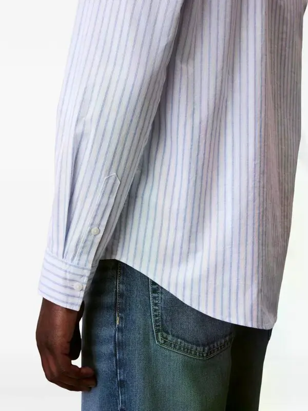 Calvin Klein Striped-pattern Button-down Shirt