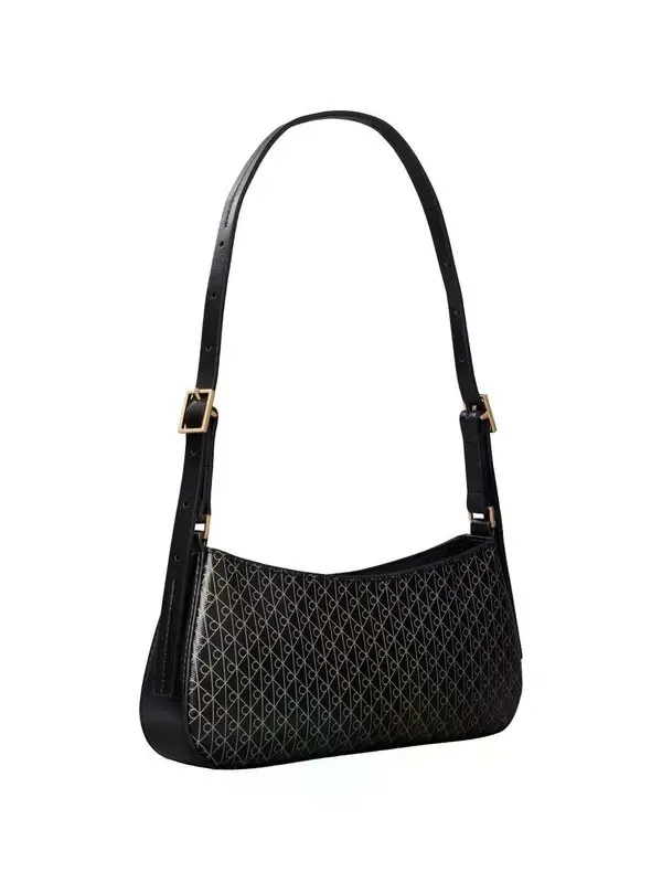 Calvin Klein Small Emblem Shoulder Bag - Black