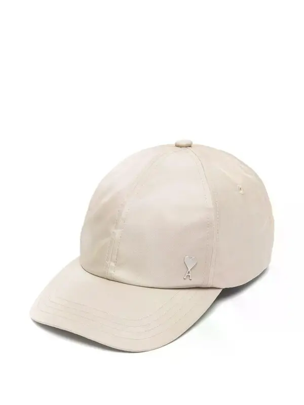 Ami Logo-plaque Baseball Cap - Neutrals