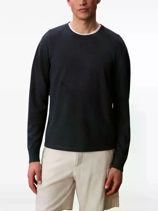 Calvin Klein Merino Wool Jumper - Blue