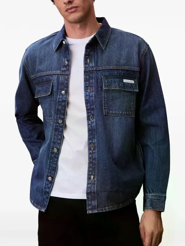 Calvin Klein Logo-patch Shirt