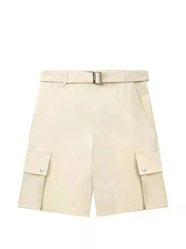 Jacquemus Belted Cargo Shorts - Neutrals