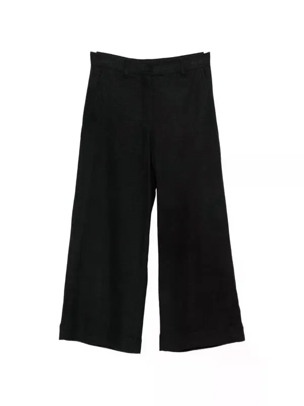 Max Mara Wide-leg Trousers - Black