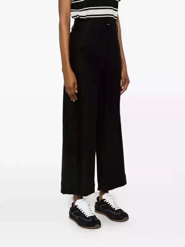 Max Mara Wide-leg Trousers - Black