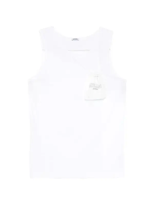 Moschino Pocket-detail Vest - White