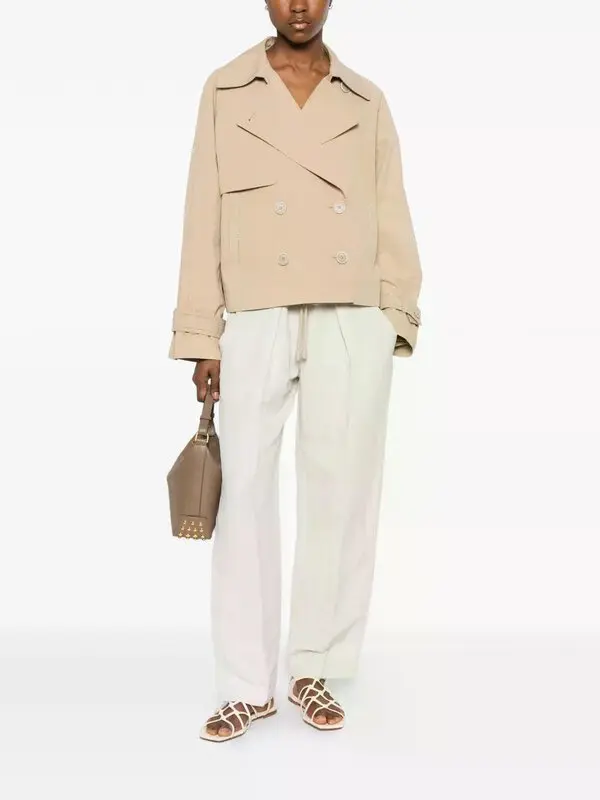 Peserico Double-breasted Cropped Jacket
