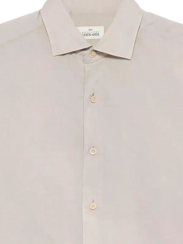 ALESSANDRO GHERARDI Regent Long-sleeve Shirt - Grey