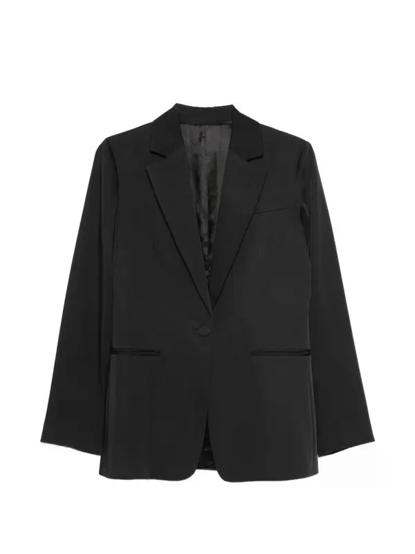 PT TORINO Single-breasted Notch-lapel Blazer - Blue