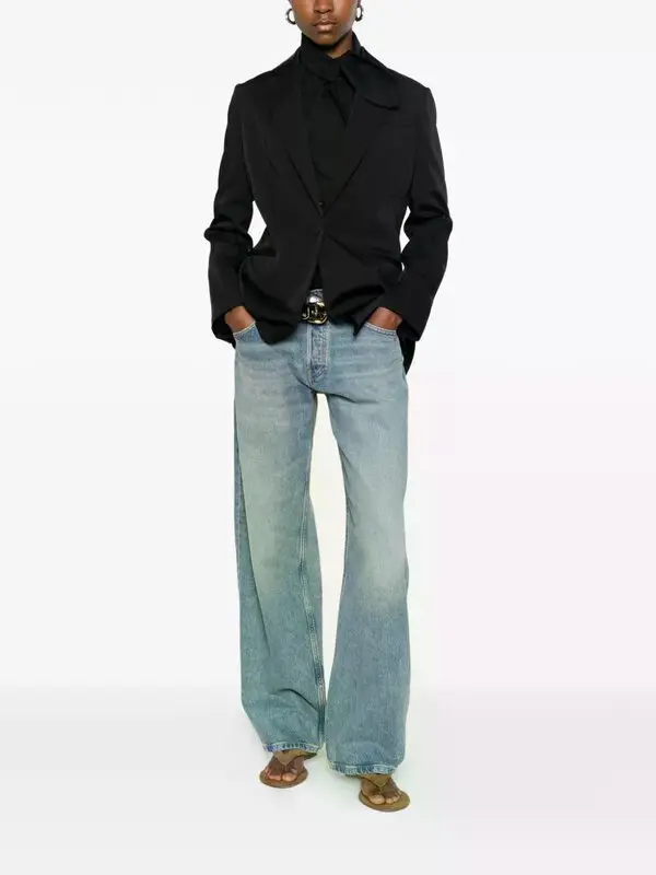 PT TORINO Single-breasted Notch-lapel Blazer - Blue