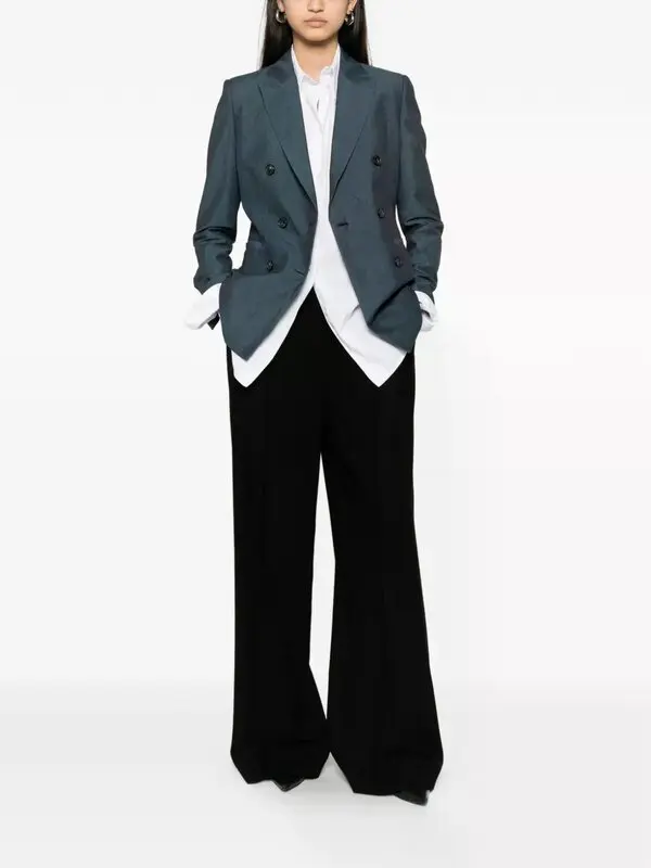 PT TORINO Double-breasted Peak-lapel Blazer