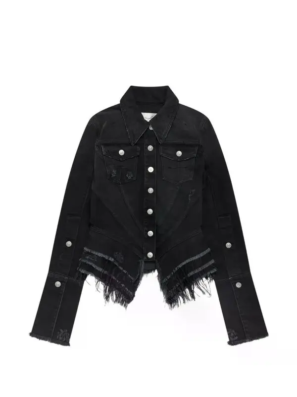Matieres Fecales Mikaela Denim Jacket - Black