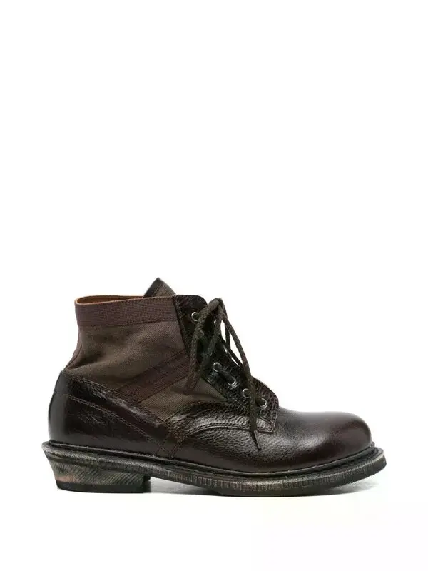 Our Legacy Bushline Panelled Lace-up Boots - Brown