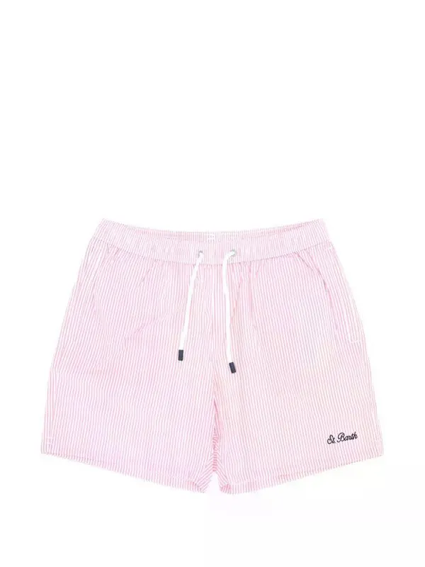 MC2 SAINT BARTH Striped Swim Shorts - Pink