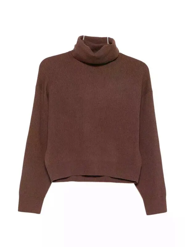 Brunello Cucinelli Roll-neck Sweater - Brown