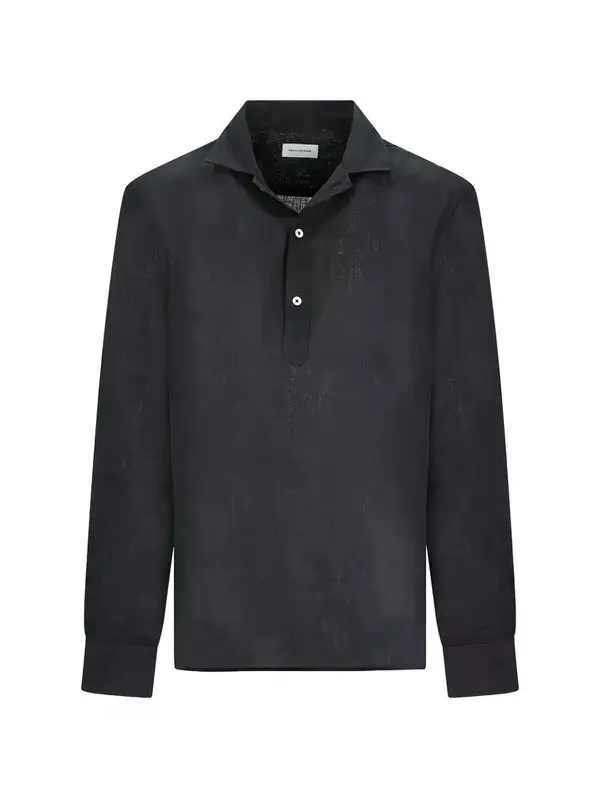 Tagliatore Half-placket Long-sleeve Shirt