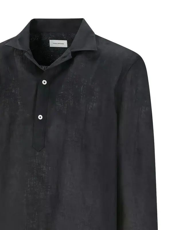 Tagliatore Half-placket Long-sleeve Shirt