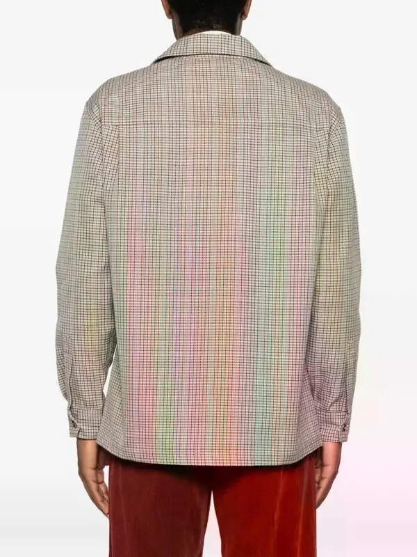 Drole De Monsieur Check-pattern Overshirt