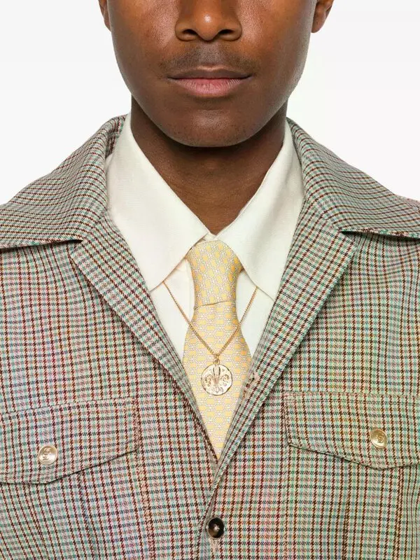 Drole De Monsieur Check-pattern Overshirt