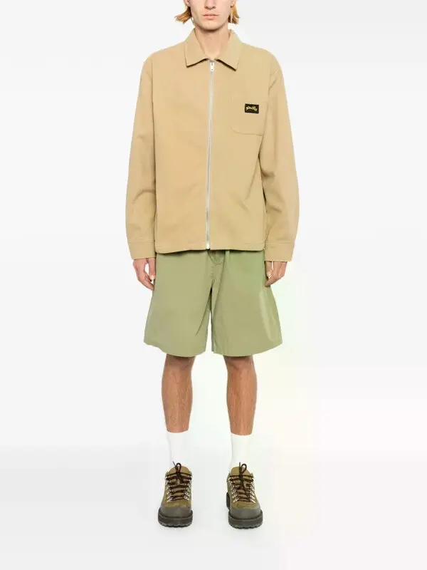 STAN RAY Logo-patch Shirt Jacket - Neutrals