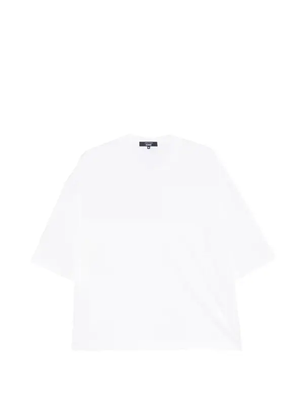 Comme Des Garçons Logo-patch Oversized T-shirt - Black