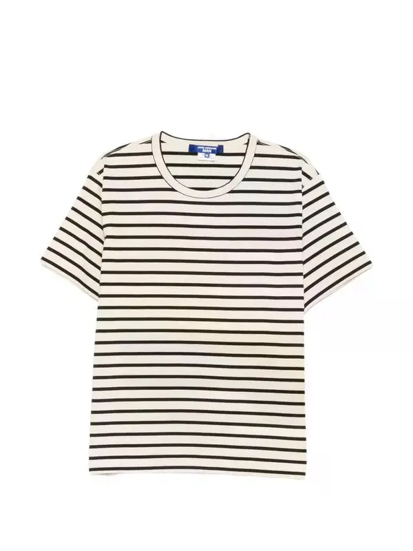 Junya Watanabe Horizontal-stripe T-shirt - Neutrals