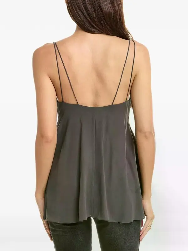 Brunello Cucinelli Flared Sleeveless Blouse