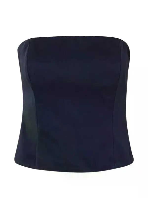Brunello Cucinelli Strapless Top - Blue
