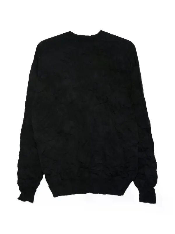 Comme Des Garçons Crinkled-effect Sweater