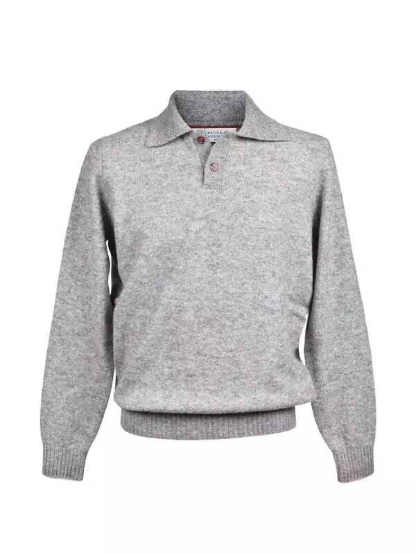 Brunello Cucinelli Knit Polo-collar Wool Sweater