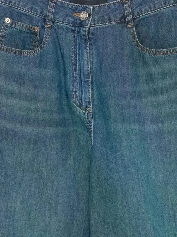 JUUN.J Belt-loop Pocket Wide Leg Jeans