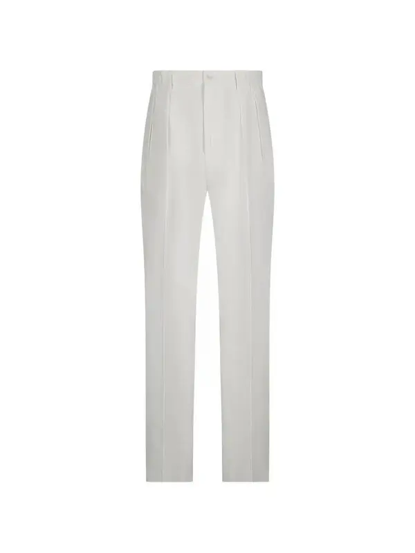 Tagliatore Pleated Trousers - White