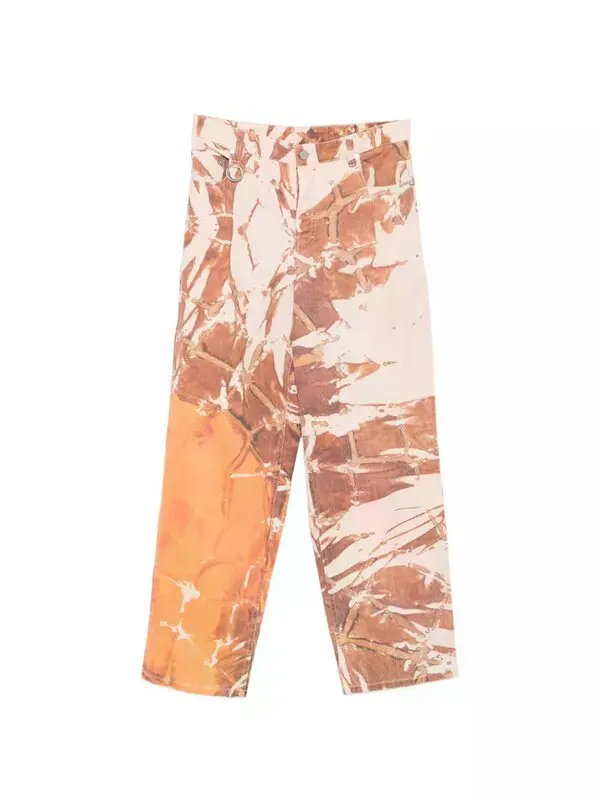 Études Studio X Maia Ruth Lee Abstract-print Loose-fit Jeans