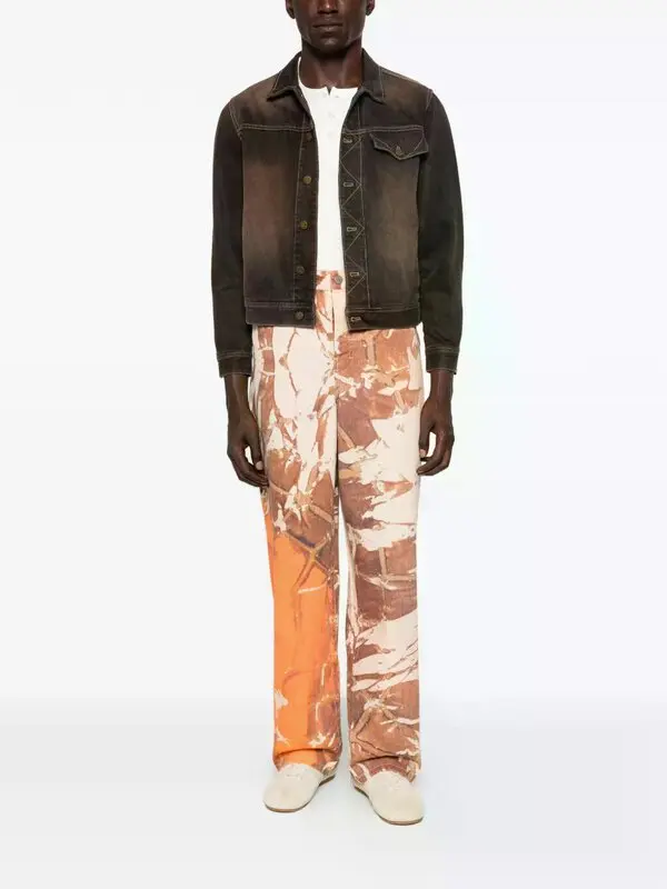 Études Studio X Maia Ruth Lee Abstract-print Loose-fit Jeans