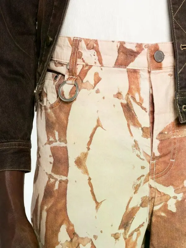 Études Studio X Maia Ruth Lee Abstract-print Loose-fit Jeans