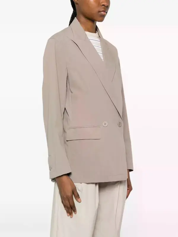 Herno Double-breasted Blazer - Neutrals