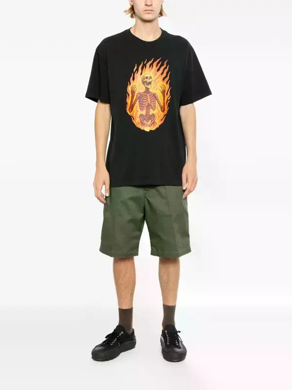 MELT Skull-print T-shirt - Black