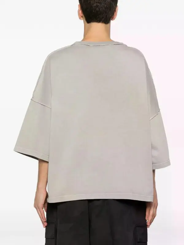 STAY HUMAN ON EARTH Drop-shoulder T-shirt