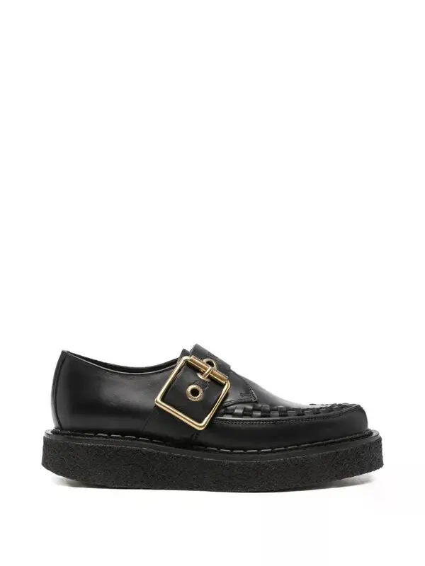 VIVIENNE WESTWOOD X George Cox Pointed-toe Creeper Shoes - Black