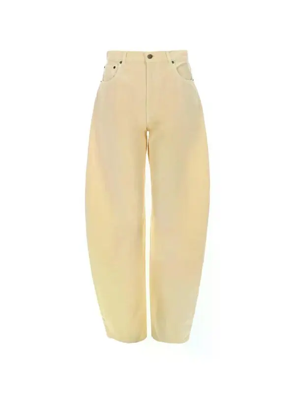 HAIKURE Bibi Barrel-leg Jeans - Yellow