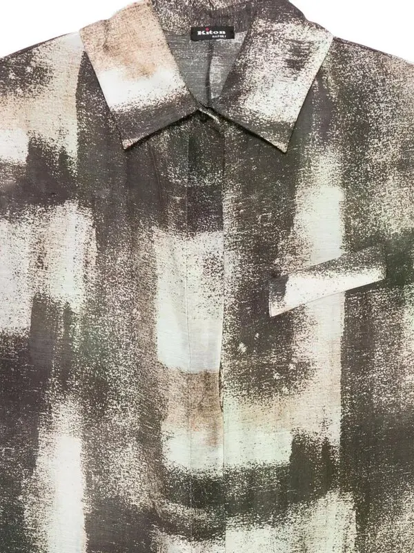 Kiton Abstract-print Shirt