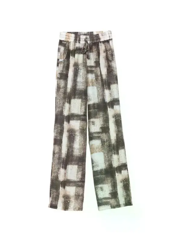 Kiton Abstract-print Trousers