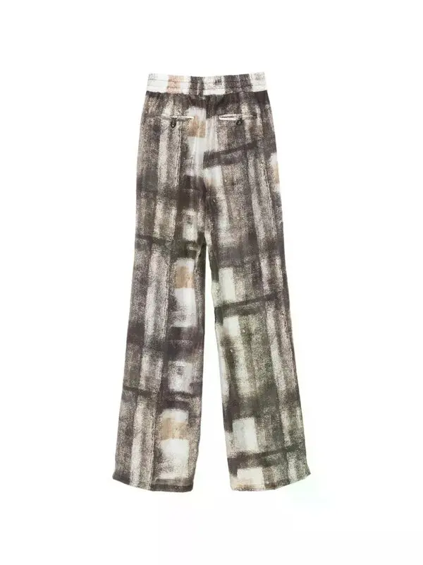 Kiton Abstract-print Trousers