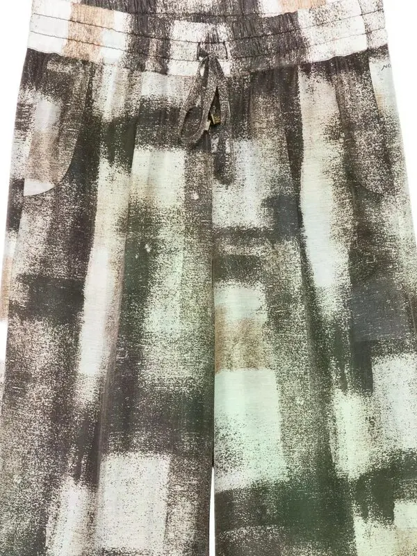 Kiton Abstract-print Trousers