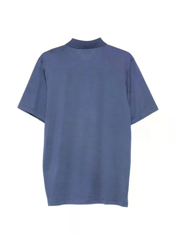 GRAN SASSO Zip-fastening Polo Shirt - Blue