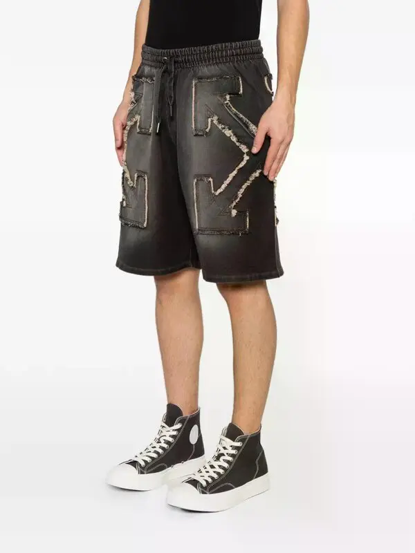Off-White Arrow Patchwork Shorts