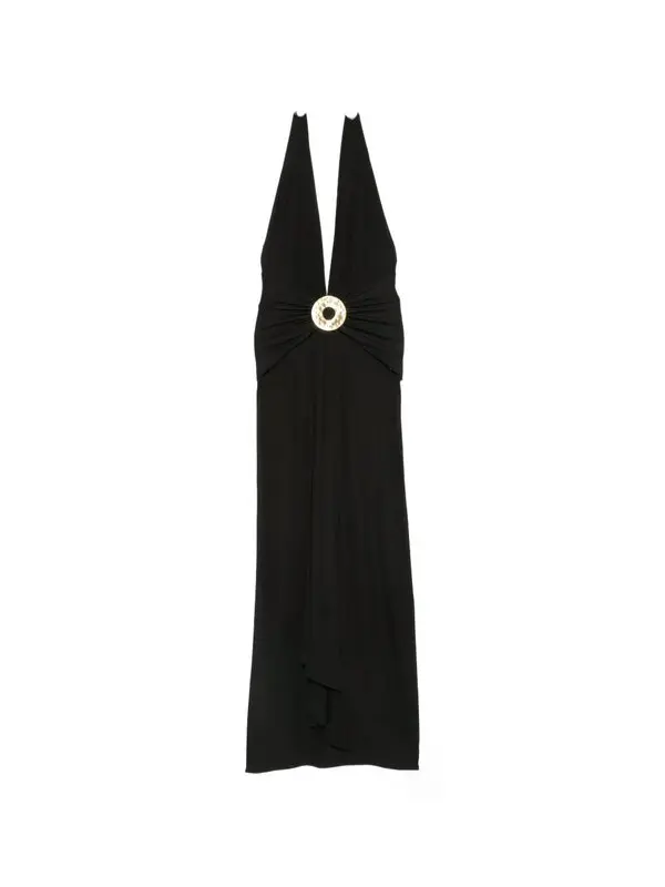 Cult Gaia Hammered-ring Halterneck Dress - Black
