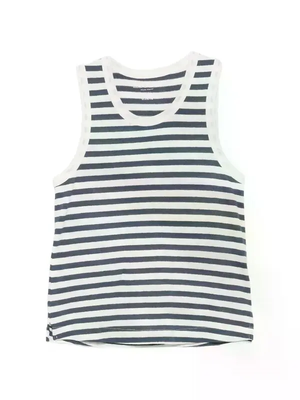 Majestic Filatures Striped Sleeveless Tank Top