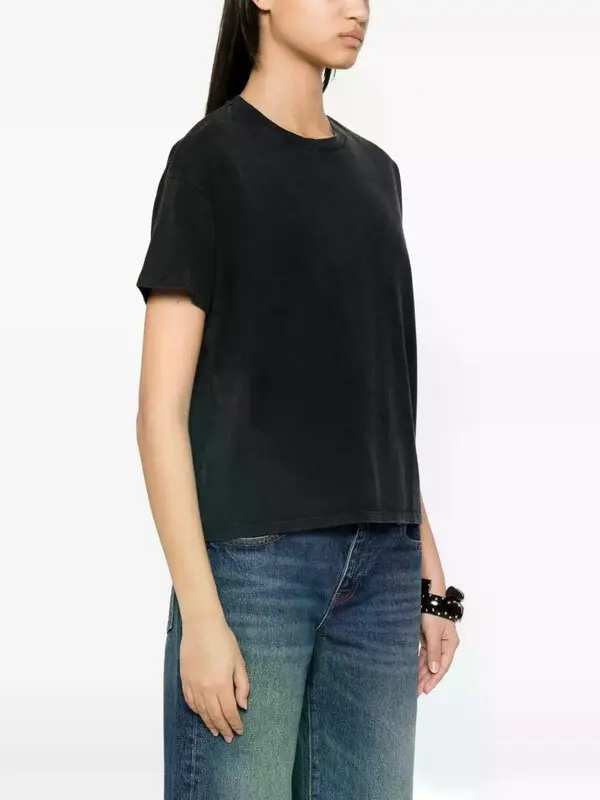 Majestic Filatures Logo-embroidered T-shirt - Black