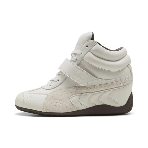 PUMA Speedcat Wedge Leather Sneakers - Gray